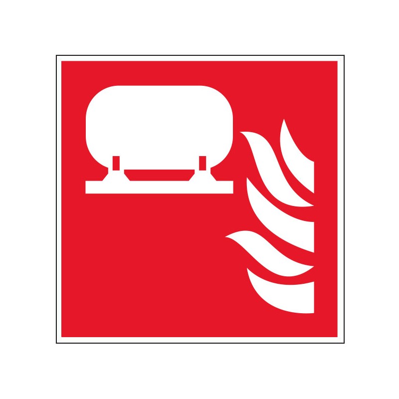 Pictogramme incendie Installation fixe d'extinction incendie F012 iso ...